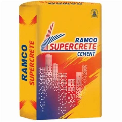 50kg Ramco Supercrete Cement At ₹ 375bag Construction Cement In
