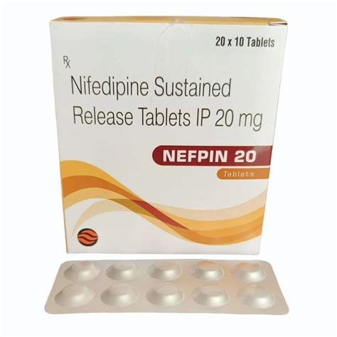 Nifedipine Sustained Release Tablets 20 Mg At ₹ 40 Stripe In Jaipur Id 2854499618491