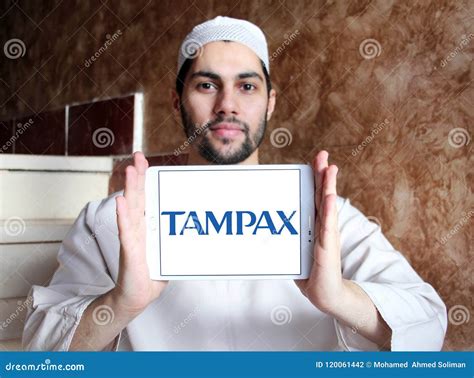 Tampax company logo editorial photography. Image of icons - 120061442