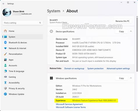 Find Windows Feature Experience Pack Version In Windows 11 Windows 11
