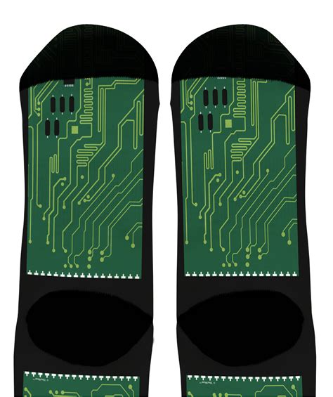 Computer Geek Ts Circuit Board Socks Computer Engineer Novelty Crew