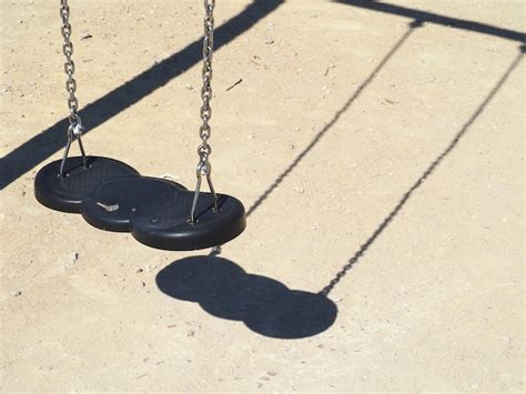 Premium Photo Empty Swing