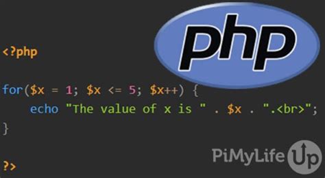 How To Use The PHP For Loop Pi My Life Up