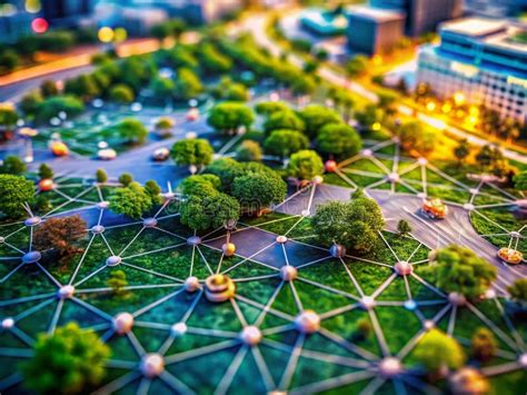 Intriguing Tiltshift Geometric Design A Captivating Abstract Background Featuring A Mesmerizing