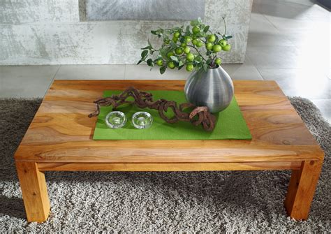 Couchtisch Nature Brown Sheeshampalisander 130x75x42 Cm Modern