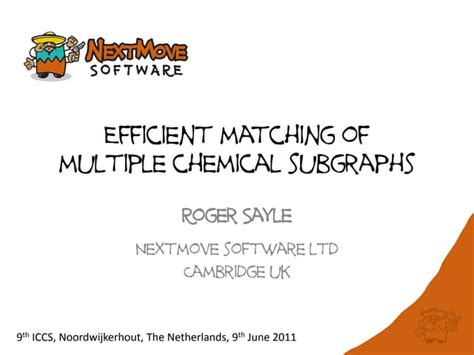 efficient matching of multiple chemical subgraphs ppt