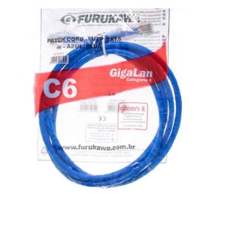Patch Cord Utp Gigalan Cat Mts Azul Furukawa Submarino