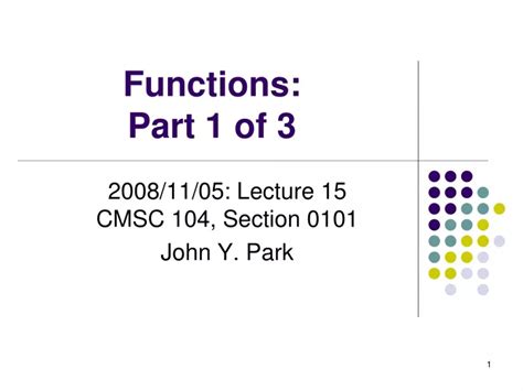 Ppt Functions Part 1 Of 3 Powerpoint Presentation Free Download