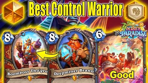 NEW Best Control Warrior 3 0 Deck In The Game To Craft After Nerfs