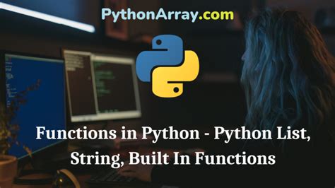 Functions In Python Python List String Built In Functions Python