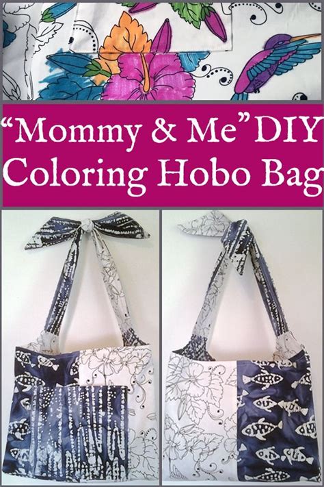 Reversible Hobo Beginner Bag Pattern IUCN Water