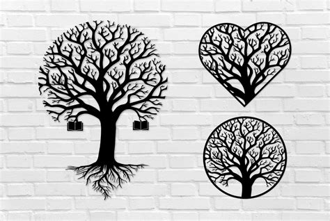 Tree Wall Interior Decor Bundle Graphic By Arman Design Creative Fabrica