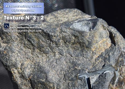 Texture N°3 Martian Meteorite