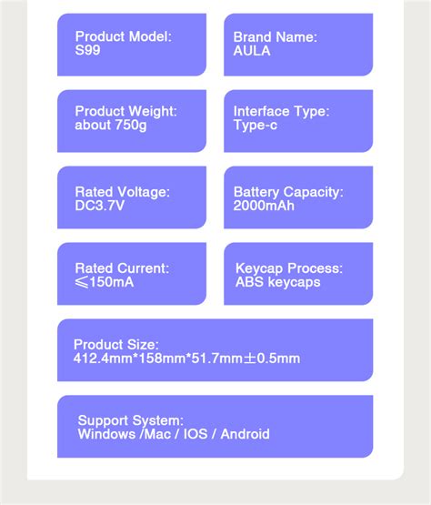 Aula S99 Wireless Membrane Keyboard 99 Keys Tri Mode Rgb Multi Function Roller For Office And