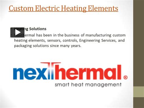 Ppt Custom Electric Heating Elements Powerpoint Presentation Free
