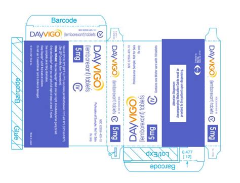Dayvigo Package Insert Prescribing Information