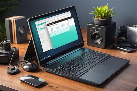 Premium Photo Modish Software Update Enhancing Device Performance