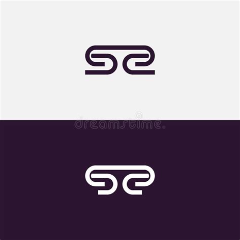 Icono De Diseño De Logotipo Creativo De Letras Ss Ilustración