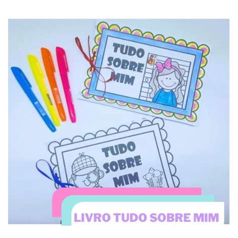 Livro tudo sobre mim Loja de recursos pedagógicos Professora Michelle