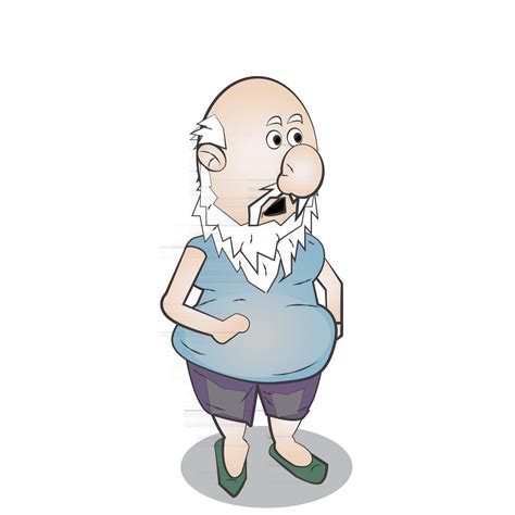 Grandpa Cartoon Character Illustration 2451089 Vector Art At Vecteezy
