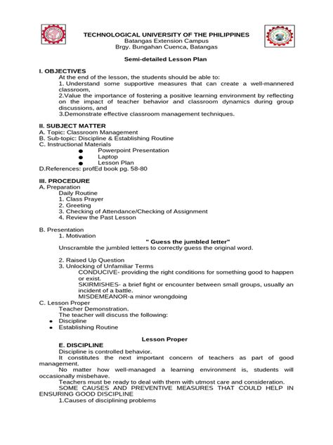 Sd Classroommanagement Pdf Classroom Management Teachers