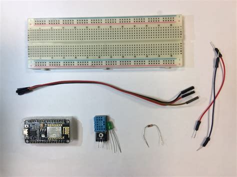Step 1 Components Connect The Dht11 Resistor And The Led Iot Ignite