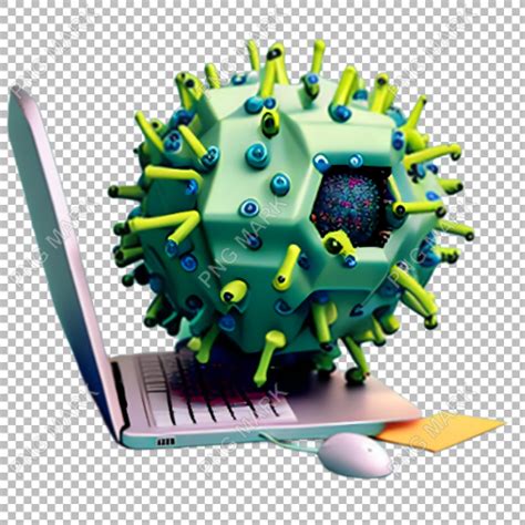 A Laptop Virus And Bugs Png Image Png Mark Free Hq Png Images