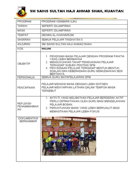 Laporan Kembara Ilmu Pdf
