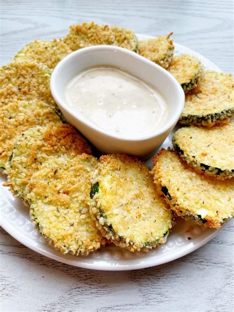 Easy Oven Baked Zucchini Chips Return To The Kitchen Side Dish