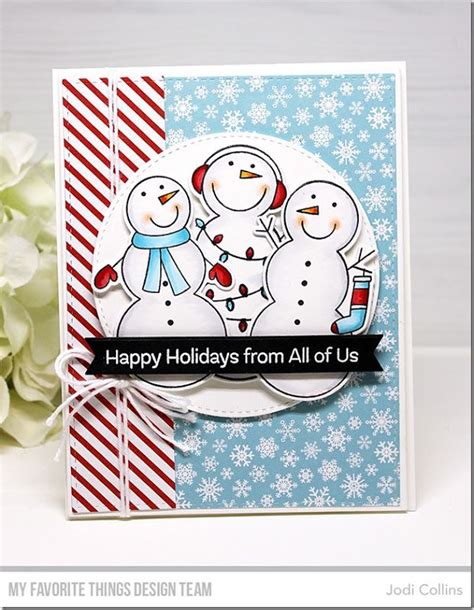 Happy Holidays From All Of Us Ctd519 Christmas Card Design Diy