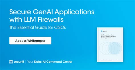 Llm Firewall Integration A Cisos Guide To Securing Genai Applications