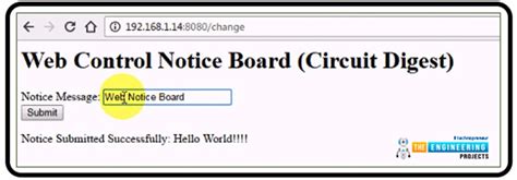 Web Controlled Iot Notice Board Using Raspberry Pi The Engineering Projects