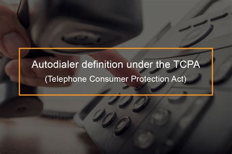 What Is An Auto Dialer Under The TCPA FlashMob Computing