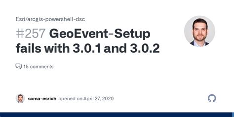Geoevent Setup Fails With 301 And 302 · Issue 257 · Esriarcgis Powershell Dsc · Github