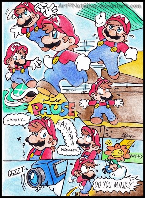 Mario Problem Paused By NatSilva On DeviantArt