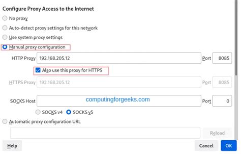 Install And Configure Squid Proxy Server Rocky Linux Computingforgeeks