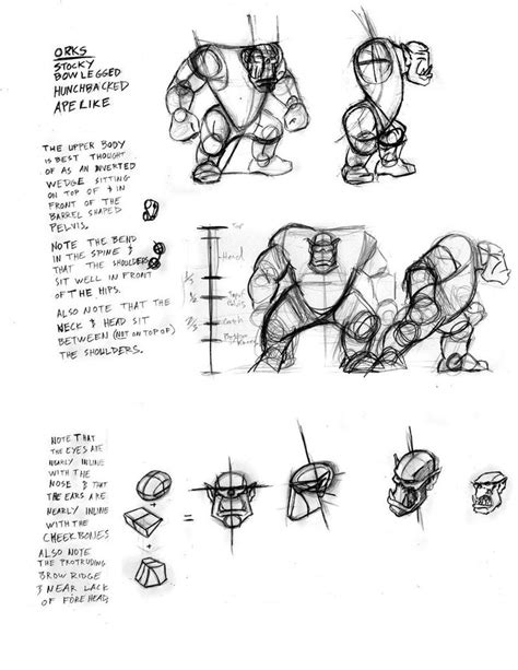 Some Sketches From The Animated Character Design Process