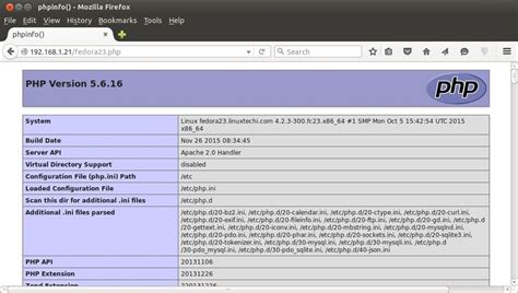 Instale Apache Mariadb Y Php En Fedora 23 Workstation