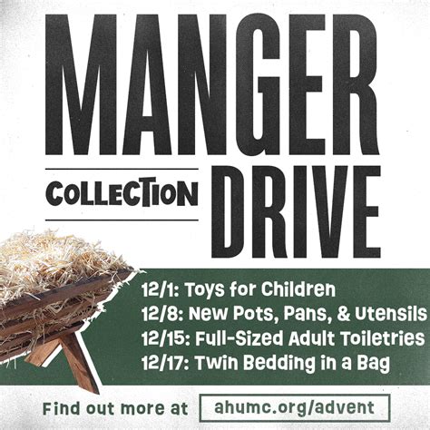 Advent Manger Donations Return Alamo Heights United Methodist Church