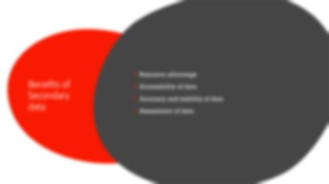 solution secondary data collection classification of data data sources