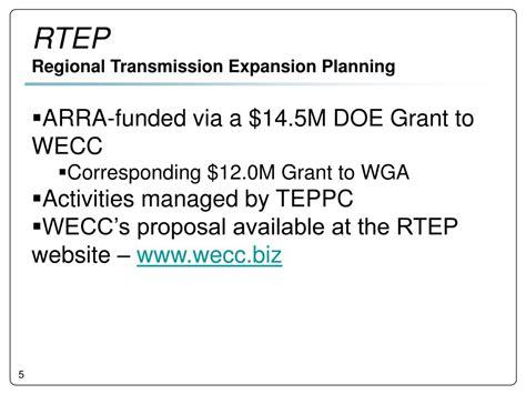 Ppt Regional Transmission Planning Update On Wecc Teppc Efforts On