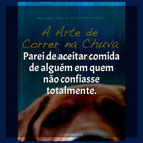 A Arte De Correr Na Chuva Livro Frases Perfeitas Querido Jeito