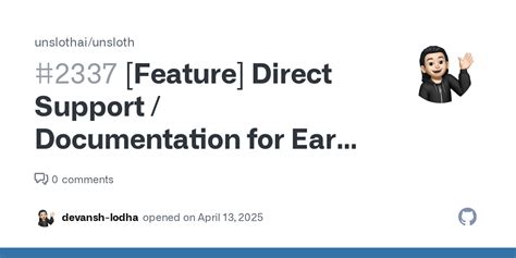 Feature Direct Support Documentation For Early Stopping · Issue