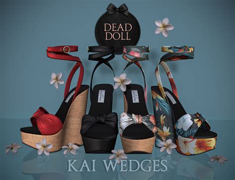 Second Life Marketplace Dead Doll Kai Wedges Fatpack Demo