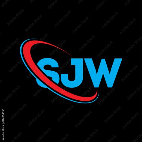 SJW Logo SJW Letter SJW Letter Logo Design Initials SJW Logo Linked With Circle And Uppercase