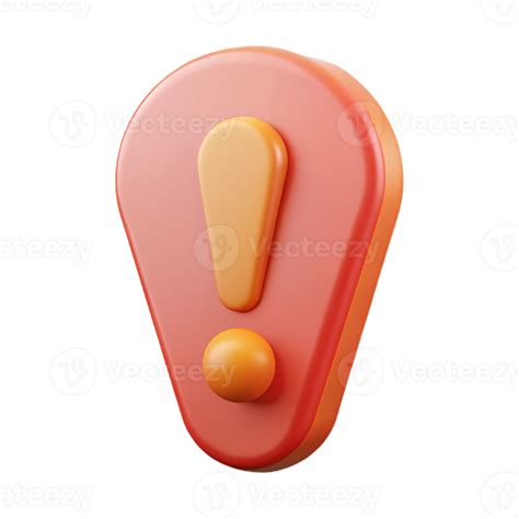 Standout Modern Flat Color Exclamation Mark Clean Lines Crisp Edges With Scalable Design