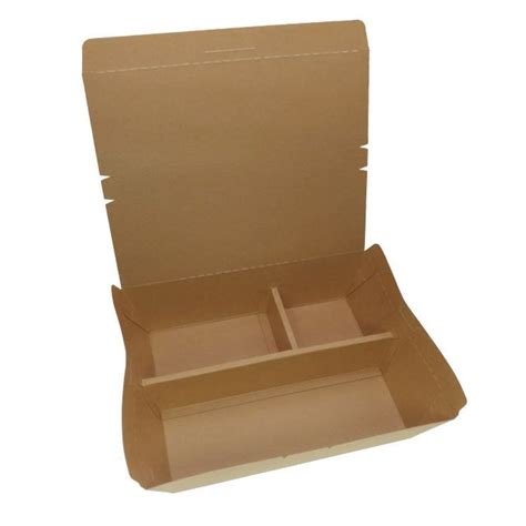 4 Compartments Sections Biodegradable Custom Disposable Takeaway Food