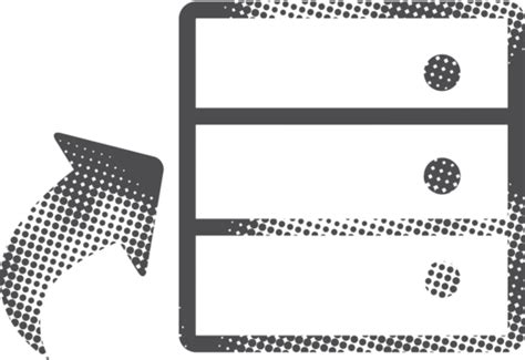 halftone icon database digital networking data vector digital