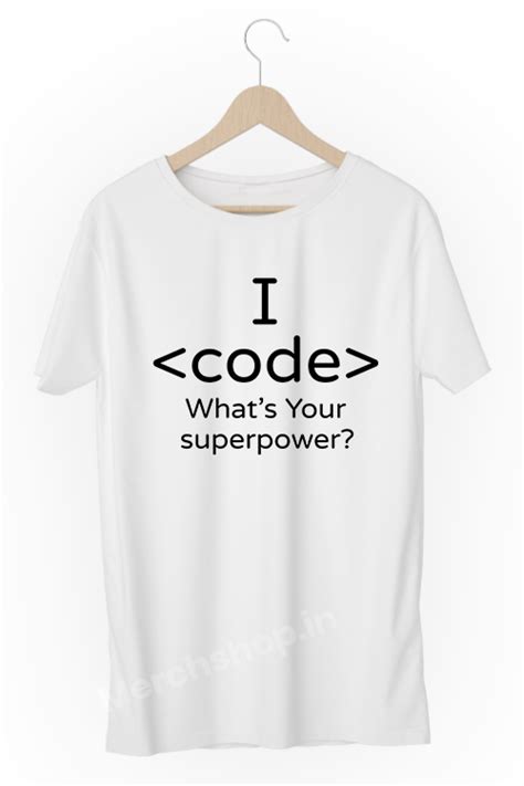 i code what s your super power funny programmer coding tshirt