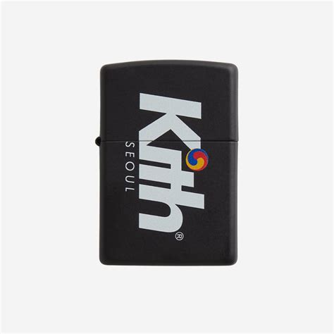 키스 서울 지포 라이터 블랙 Kith Kream